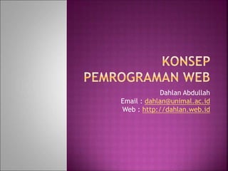 Pertemuan-Web-2-Konsep-Pemrograman-Web.ppt