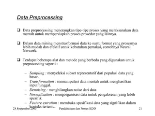 pendahuluan dan proses kdd | PDF