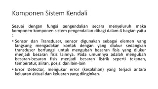 Pertemuan 02.Pengantar Sistem Kendali | PPTX