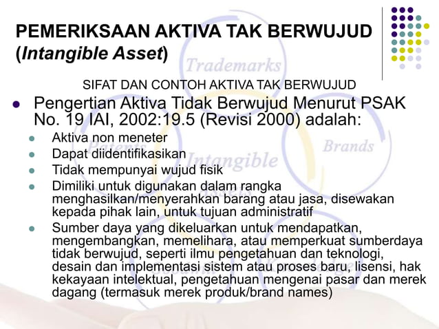 Pertemuan 02 - Pemeriksaan Aktiva Tak Berwujud.ppt