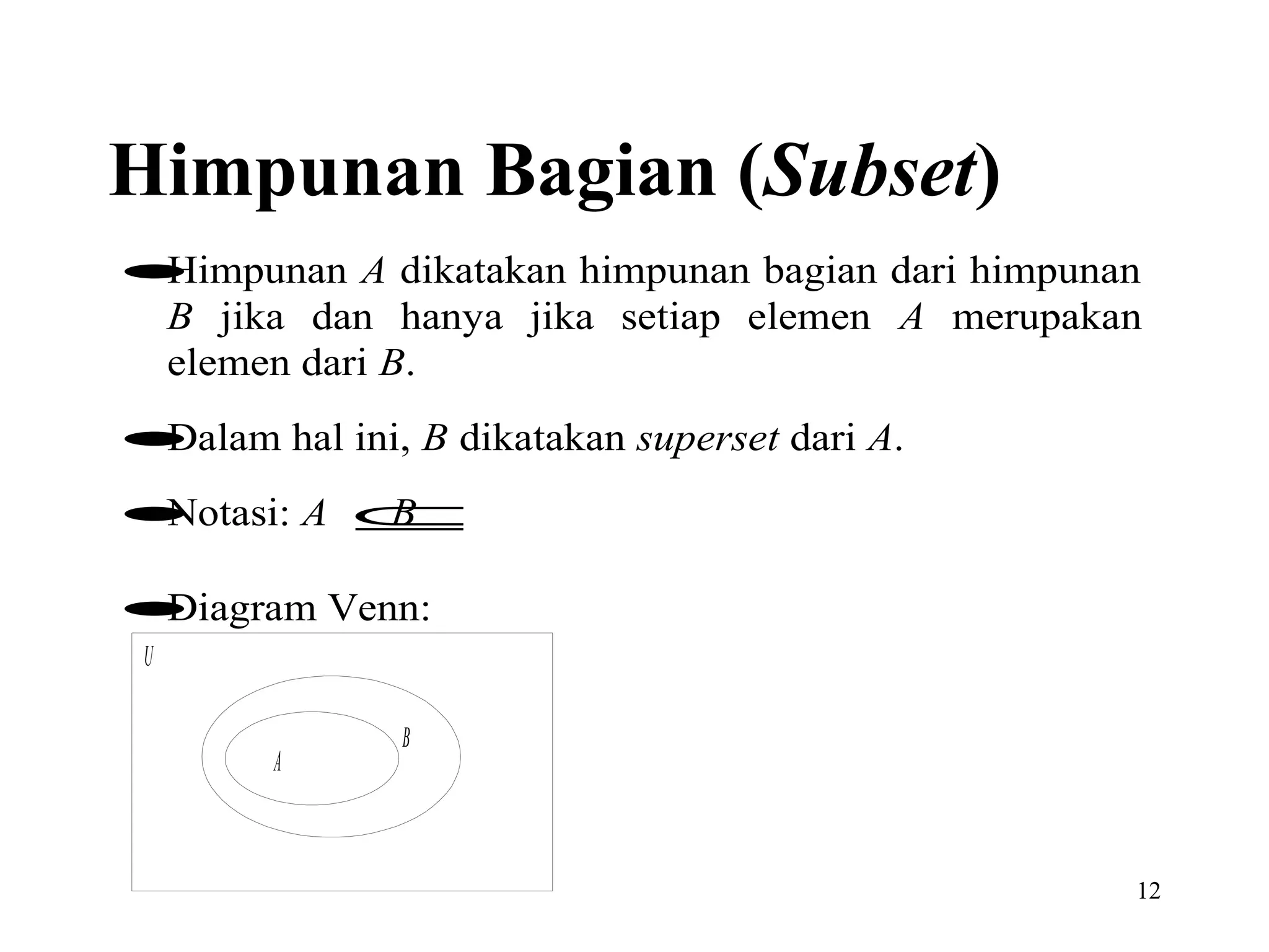Pertemuan 02 teori dasar himpunan | PPT