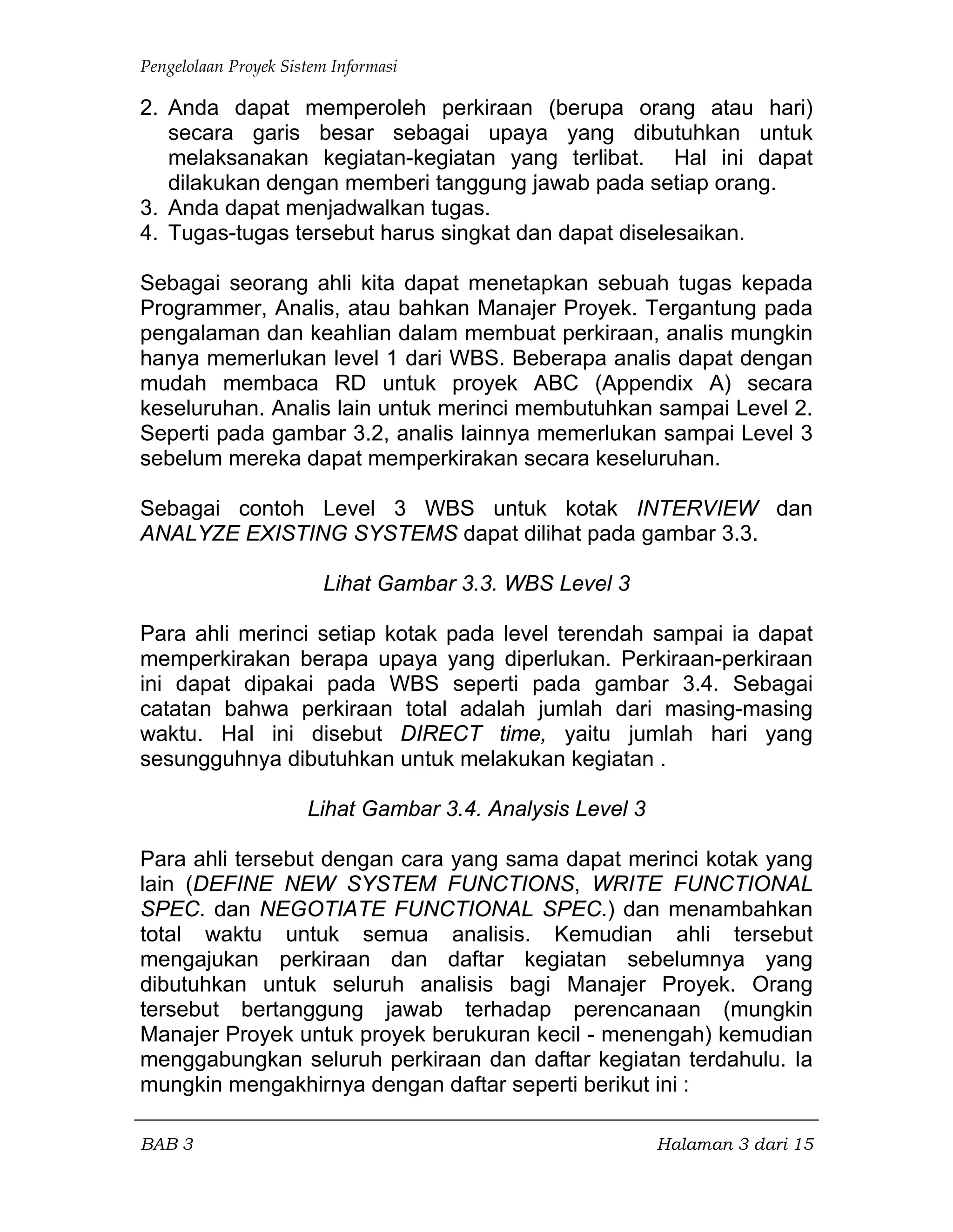 Pertemuan 03 perencanaan proyek | PDF