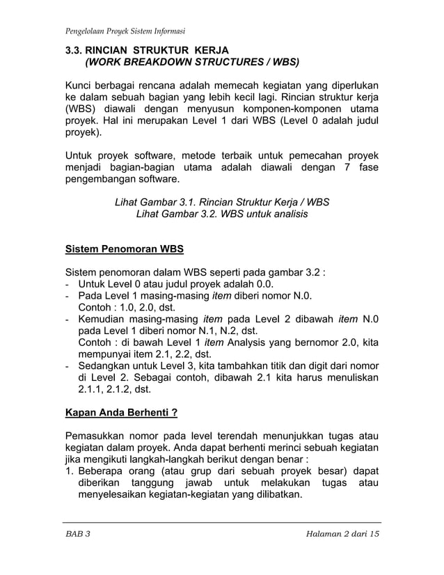 Pertemuan 03 perencanaan proyek | PDF