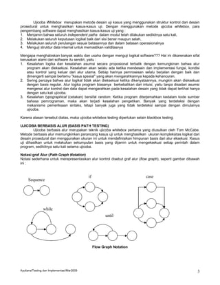Pertemuan 04 Software Testing Techniques | PDF