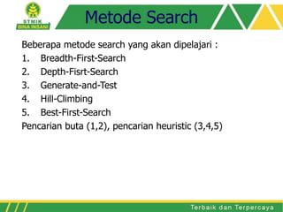 Pertemuan 04 Teknik Pencarian (Search) | PDF