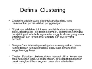 clustering | PPT