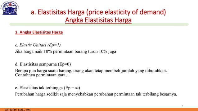 Pertemuan 04 konsep elastisitas | PPT
