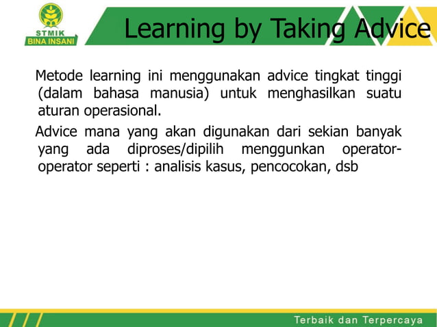 Pertemuan 06 Logic dan Learning Method | PDF