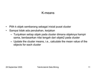 teknik-teknik data mining | PPT