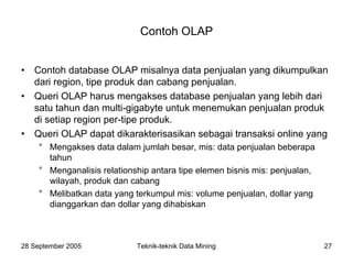 teknik-teknik data mining | PPT