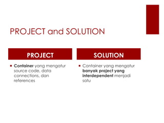 Pengenalan Framework .NET