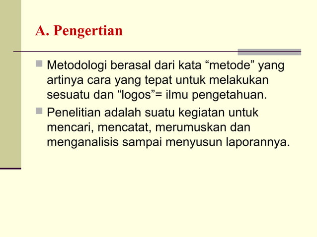 METODOLOGI PENELITIAN PENDIDIKAN BIOLOGI | PPT