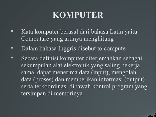 Materi Pemrograman Komputer | PPT