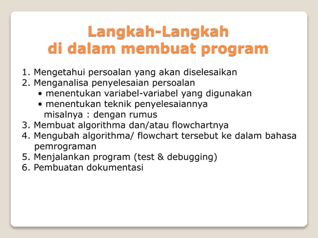 Pertemuan 1 algoritma | PPT