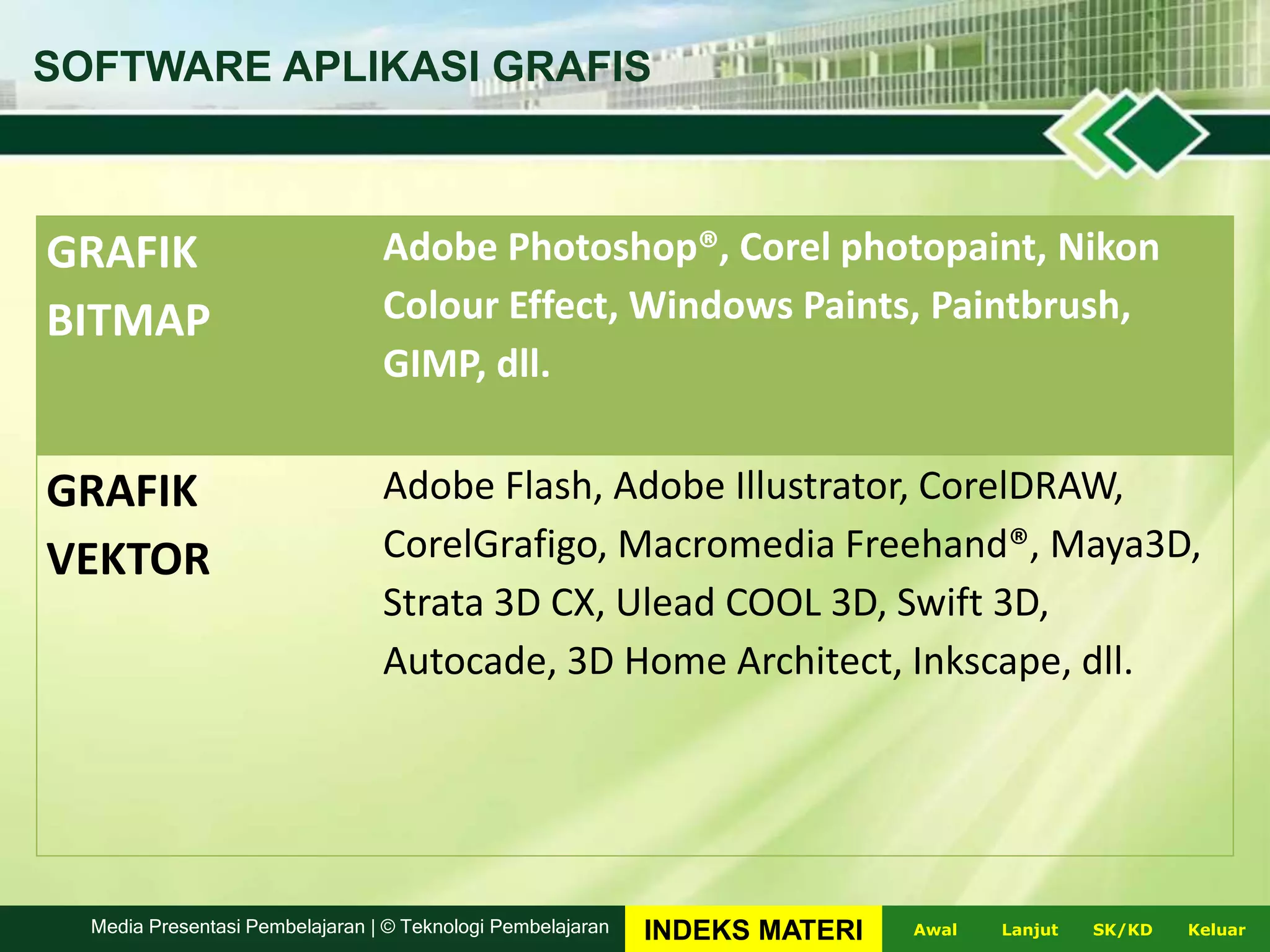 GRAFIS VECTOR & BITMAP | PPSX