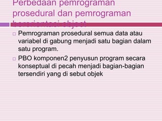 chapter 1 Java Introduction And PBO | PPTX