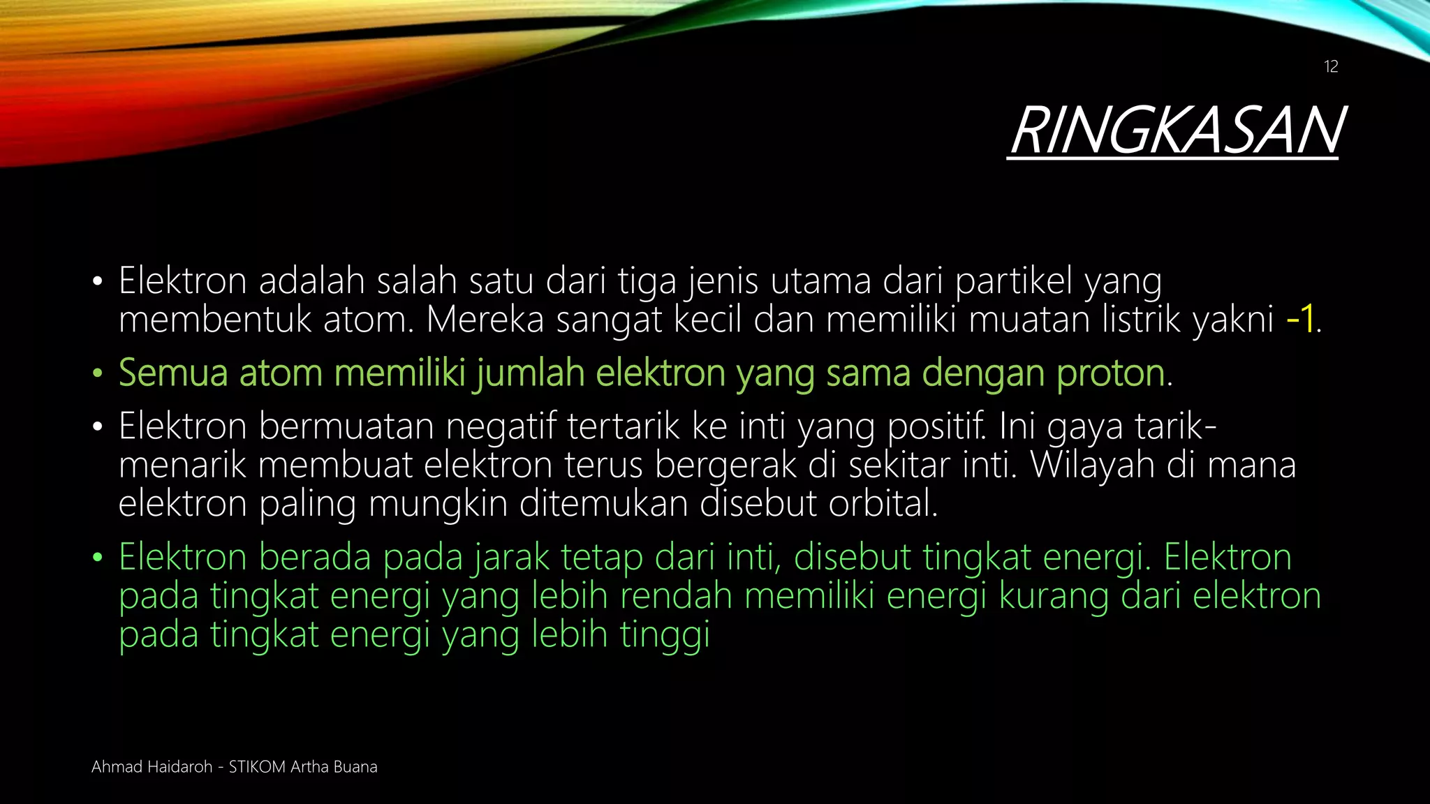 Pertemuan 1 - Muatan Listrik | PPTX