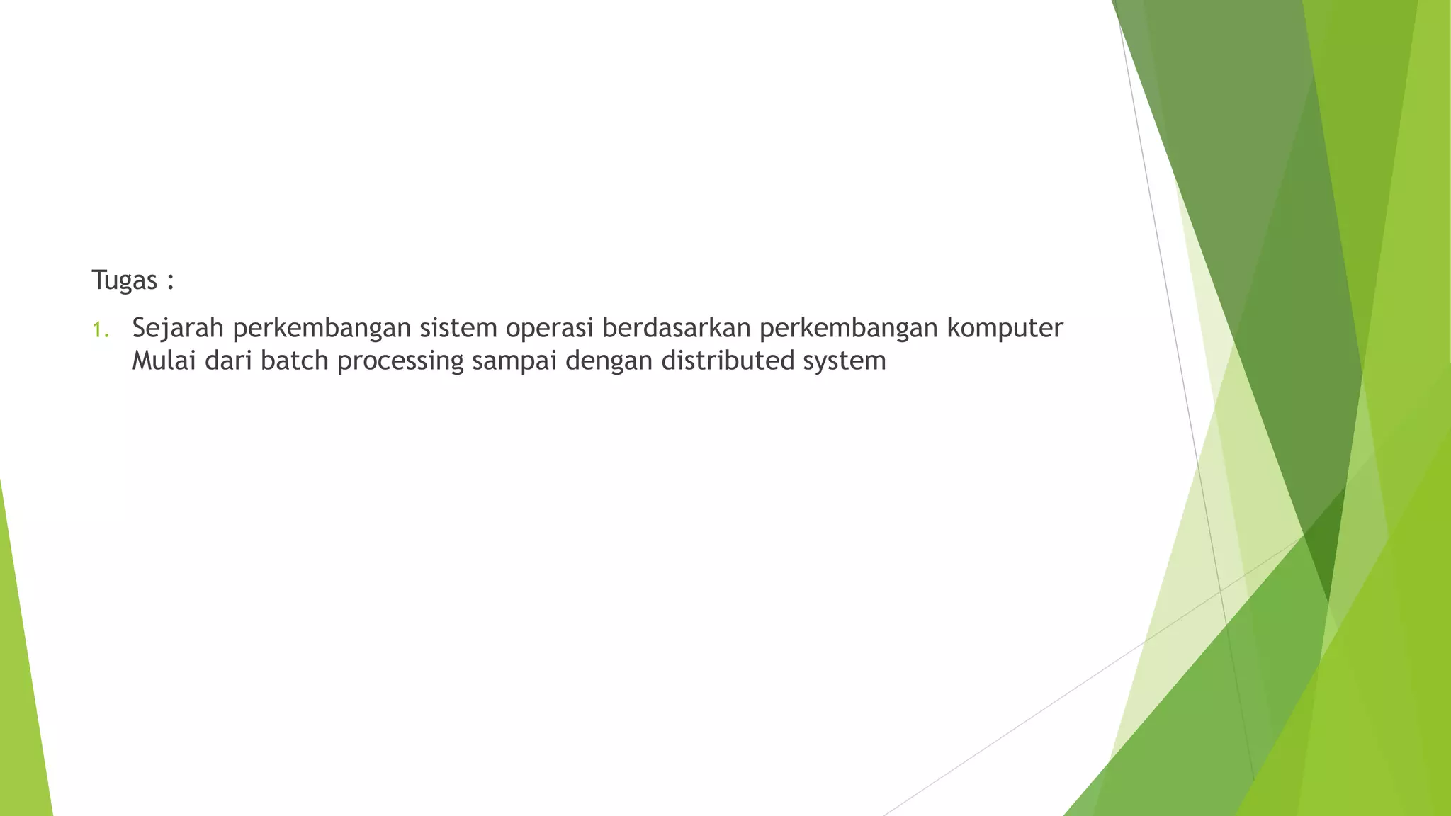 Pengenalan Sistem Operasi | PPT Pengenalan Sistem Operasi | PPT