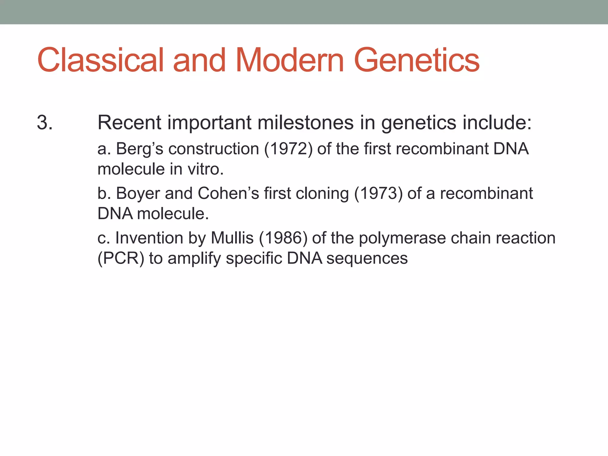 Pertemuan 1. history of genetics | PPTX