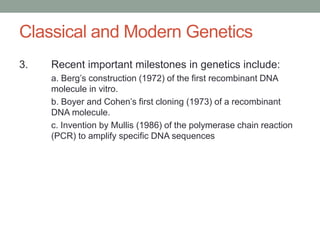 Pertemuan 1. history of genetics | PPT