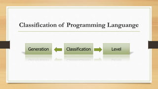Pengantar Bahasa Pemrograman | PPTX