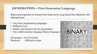 Pengantar Bahasa Pemrograman | PPTX