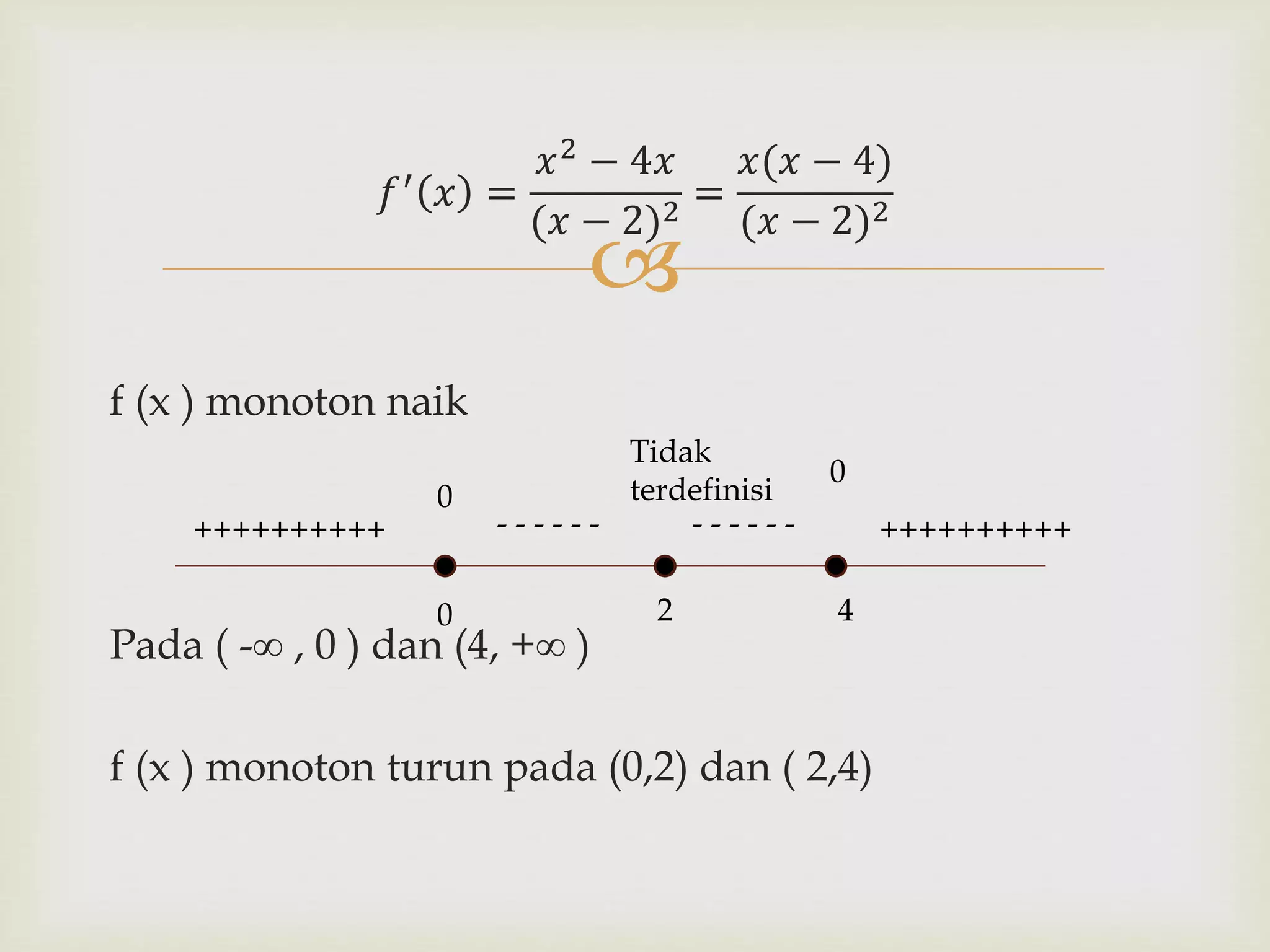 Pertemuan 1. kemonotonan | PPTX