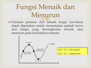 Pertemuan 1. kemonotonan | PPTX