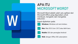 MICROSOFT OFFICE WORD | PPTX