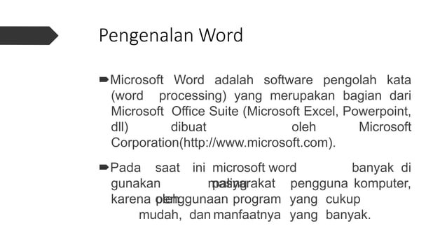 Pertemuan 1. Pengenalan Dasar Ms. Word.pptx
