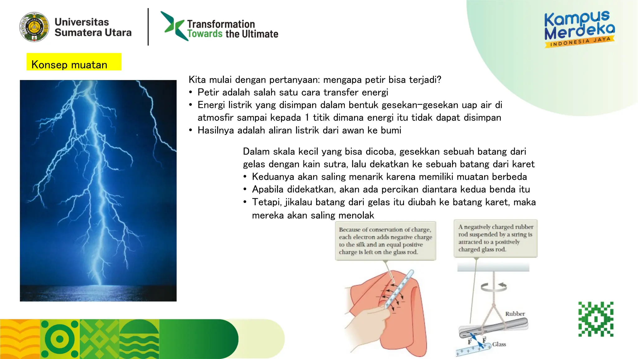 Elektrodinamika pertemuan 1 muatan listrik | PDF