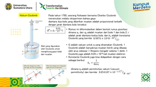 Elektrodinamika pertemuan 1 muatan listrik | PDF