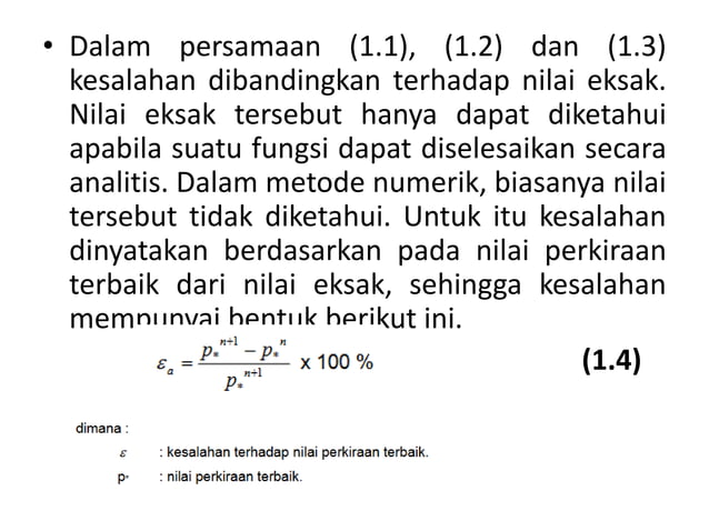 Metode Komputasi, Pentingnya Metode Numerik | PPTX