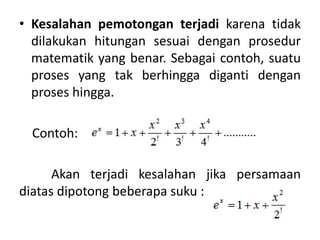 Metode Komputasi, Pentingnya Metode Numerik | PPTX