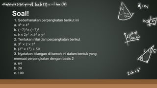 Perpangkatan dan Bentuk Akar materi kelas 9 kurtilas | PPTX