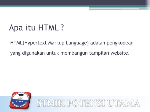 Dasar-dasar Bhs Pemrograman Internet .ppt