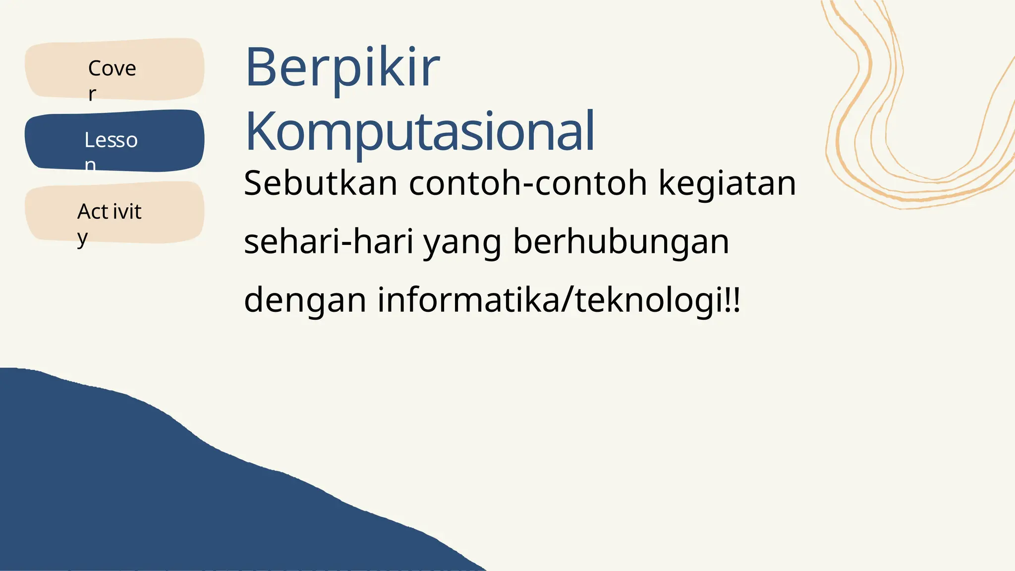 materi informatika berfikir komputasional | PPTX