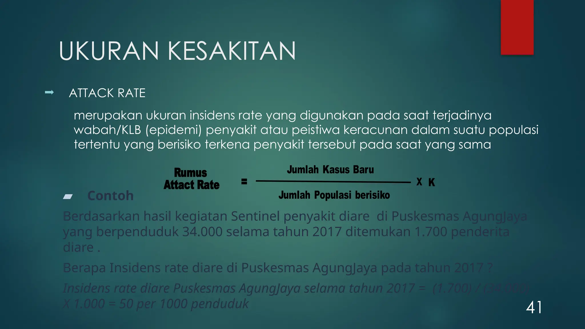 epidemiologi dan kependudukan dalam keperawatan | PPTX