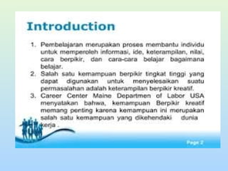 Critical Thinking Problem Thinking Solution Pptx