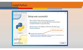 Comprehensive Introduction to Python Programming: History, Installation ...