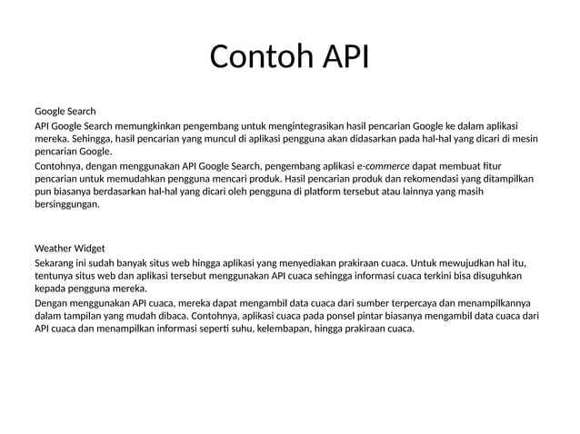 Pertemuan1-Apllication Programming Interface | PPT
