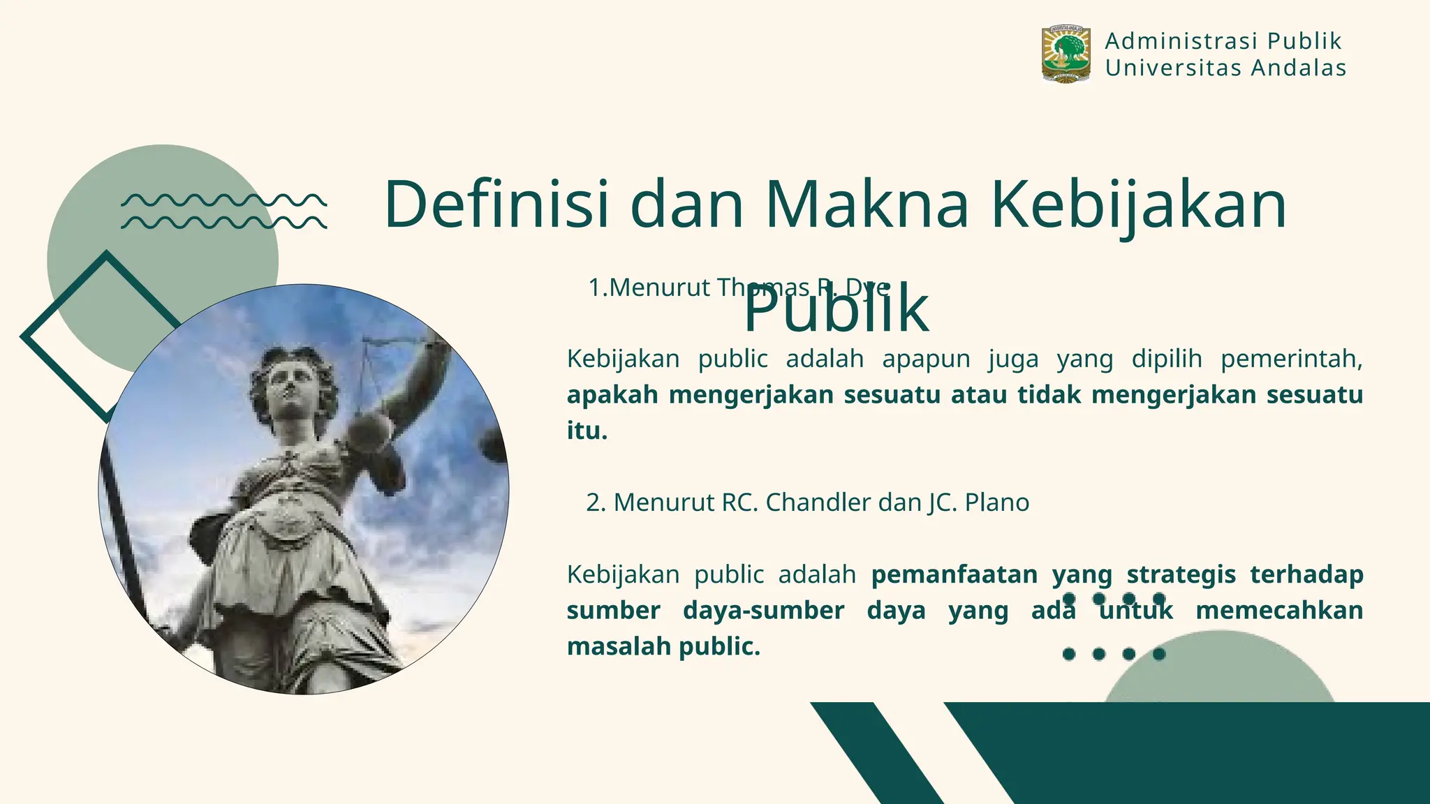 Power Poin Kebijakan Publik materi pertama | PPTX