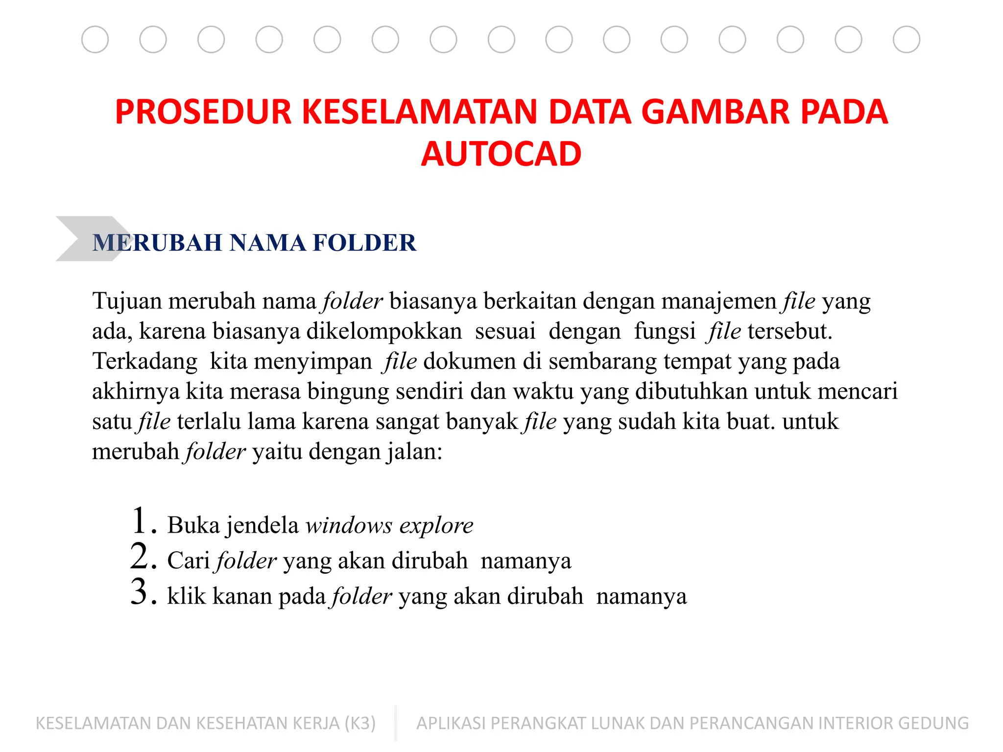 Pertemuan 1 Keselamatan Dan Kesehatan Kerja K3 Pdf