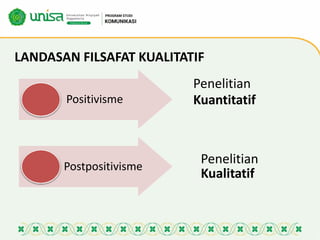 Pertemuan 1 metode penelitian kualitatif | PPTX