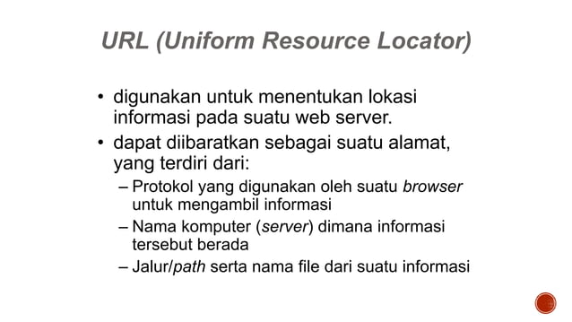 Pemrograman Web 1 - Pengenalan Web Dasar | PPT