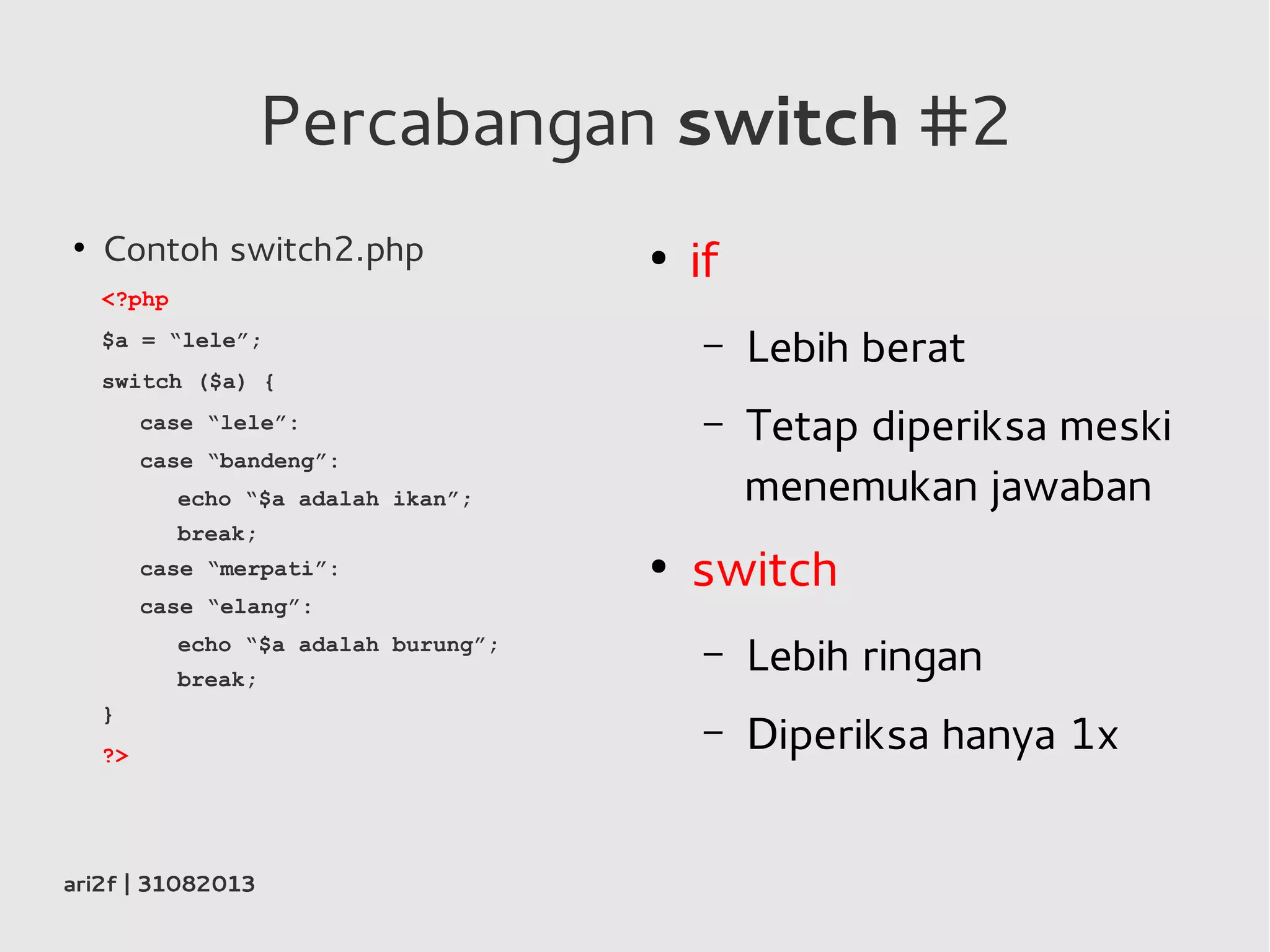 Pertemuan1 - PHP Dasar | PDF