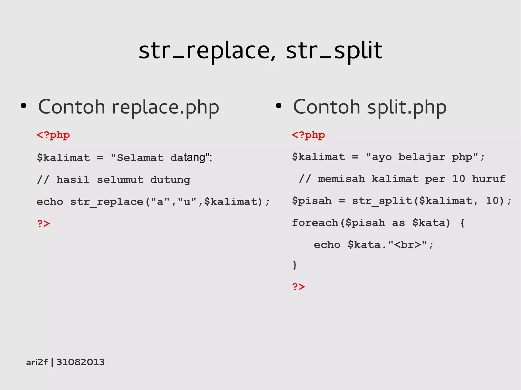 Pertemuan1 - PHP Dasar | PDF