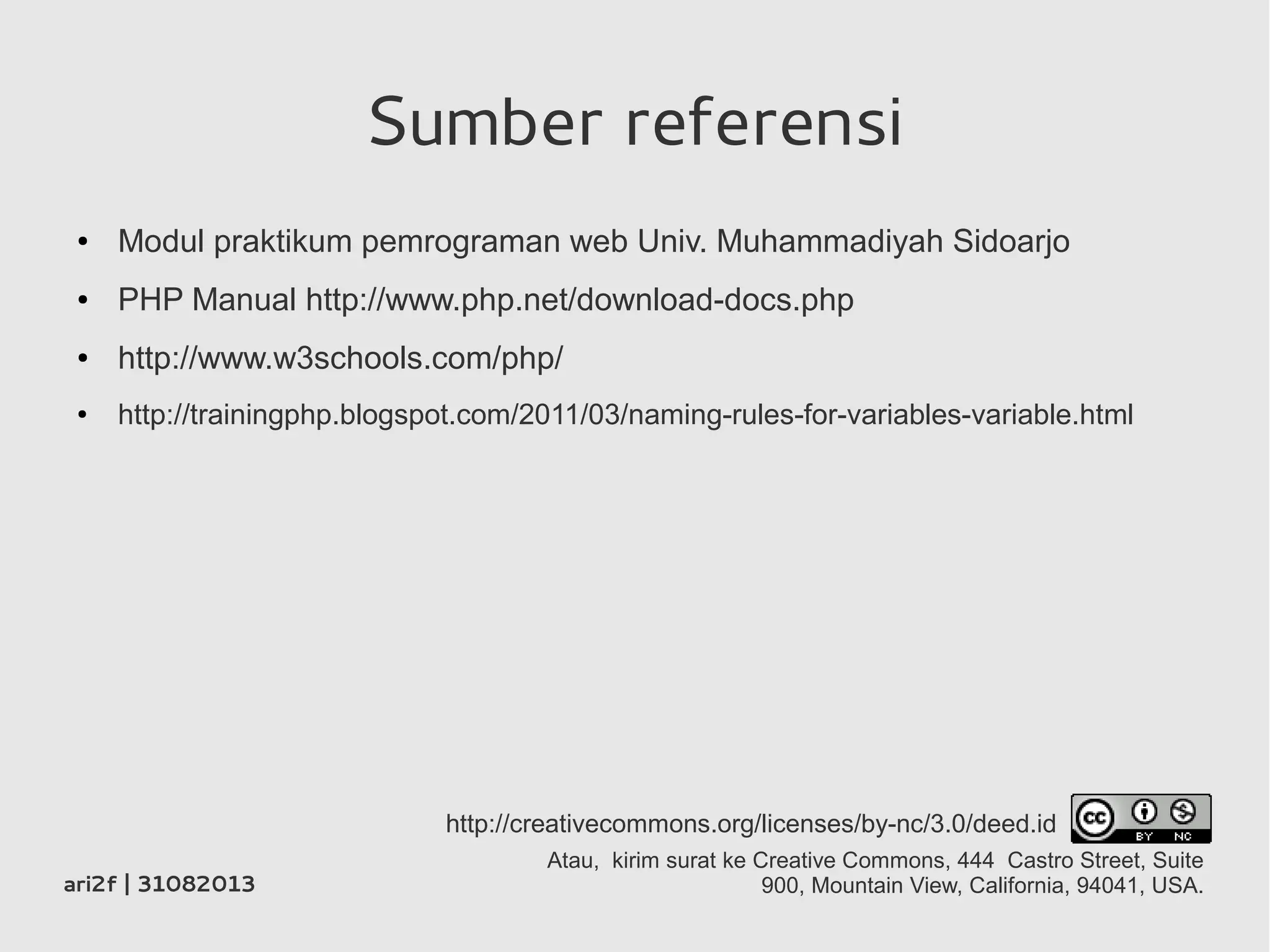 Pertemuan1 - PHP Dasar | PDF