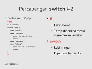 Pertemuan1 - PHP Dasar | PDF
