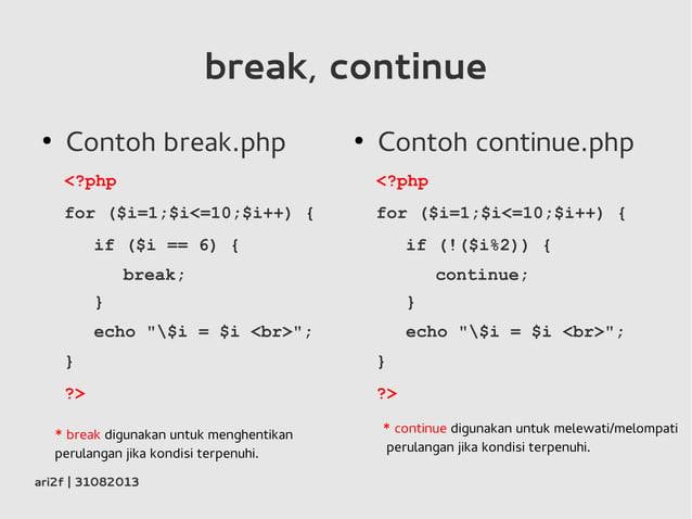 Pertemuan1 - PHP Dasar | PDF
